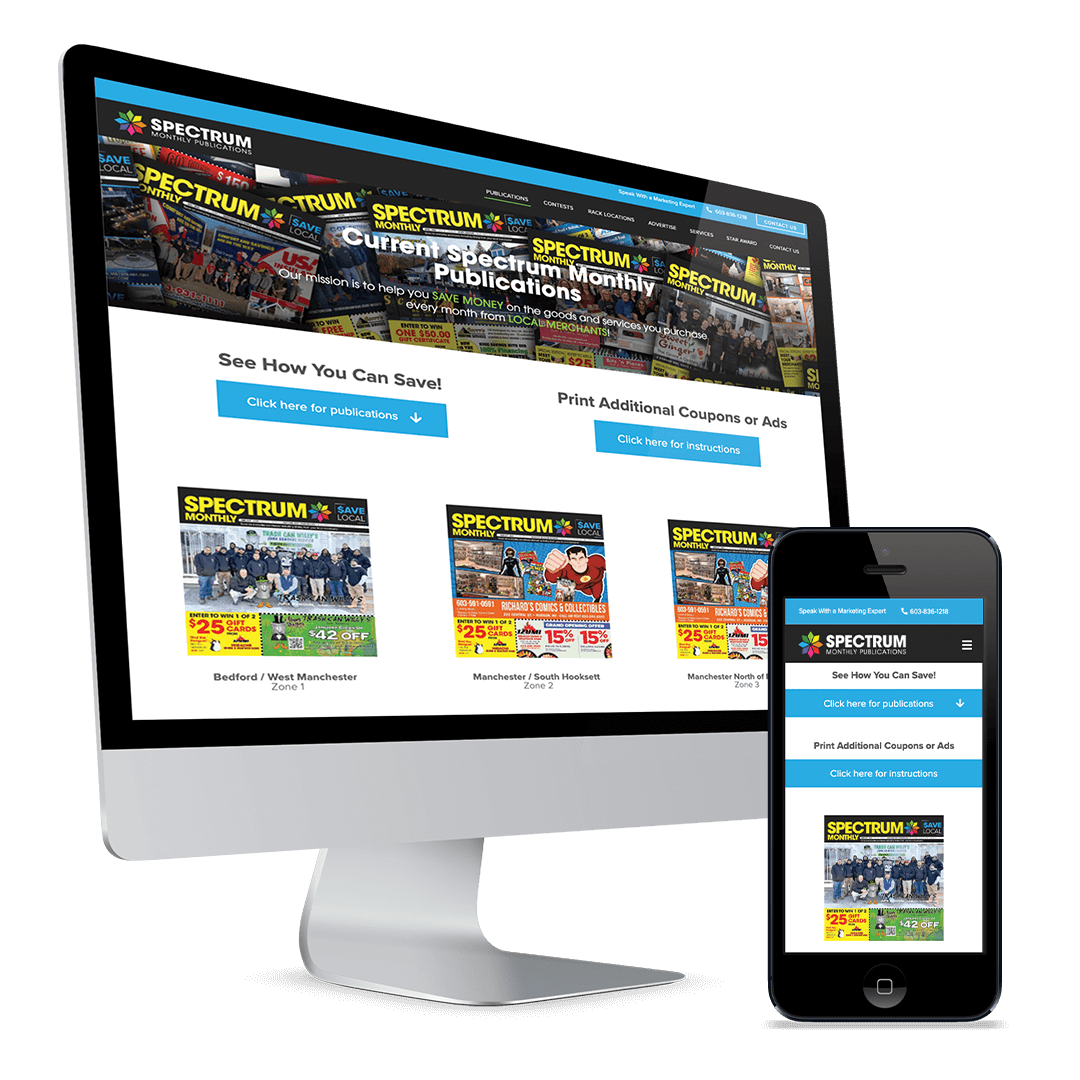 Spectrum Monthly Local Direct Mail Advertising Publications